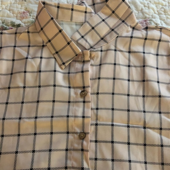 Dresses | 196s Style Pink Gridlock Dress With Pockets | Poshmark